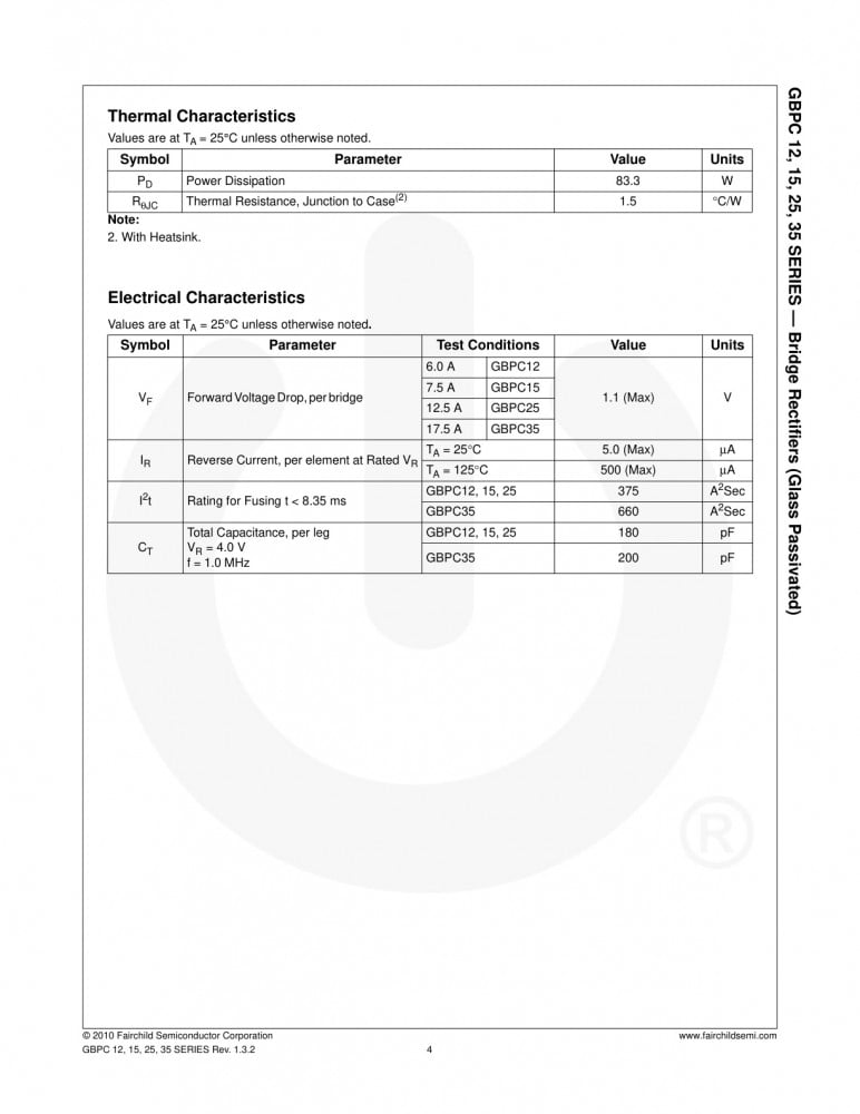 GBPC3510 datasheet page 5