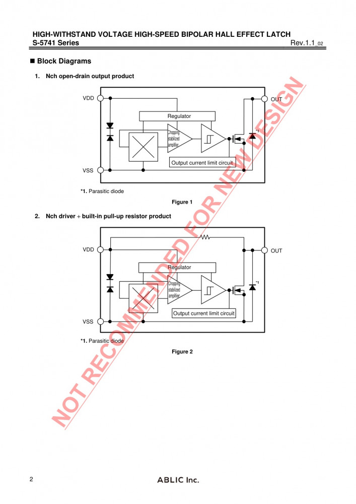 ABLIC S-5741 datasheet page 2