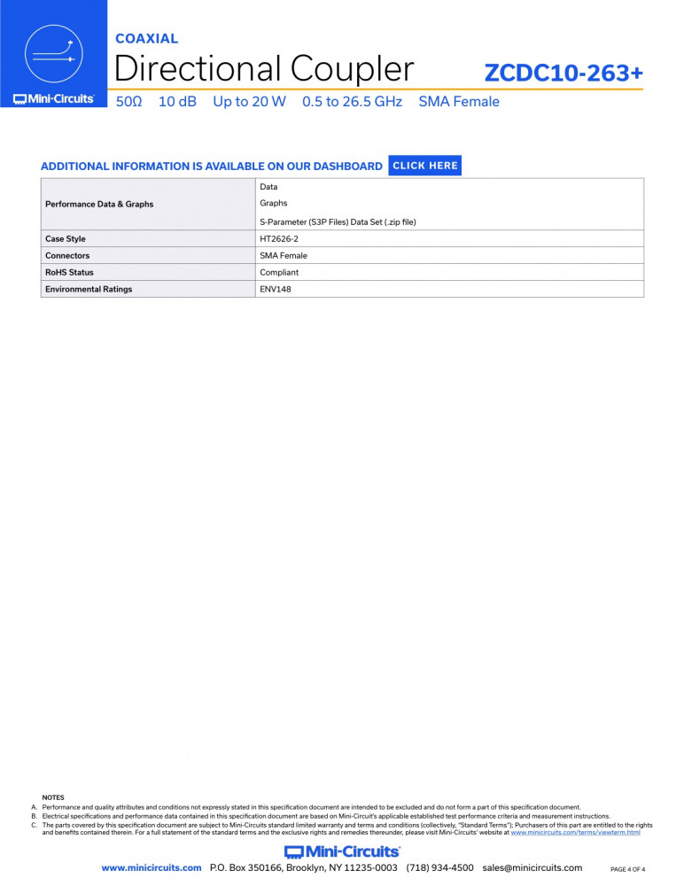 ZCDC10-263+ datasheet page 4