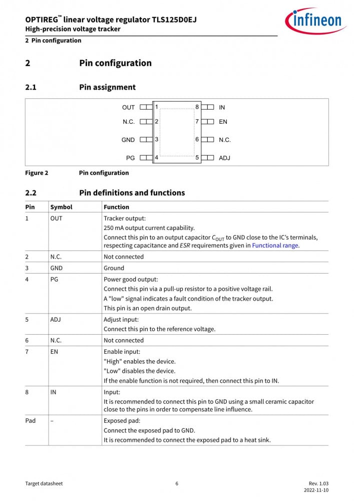 TLS125D0EJ datasheet page 6