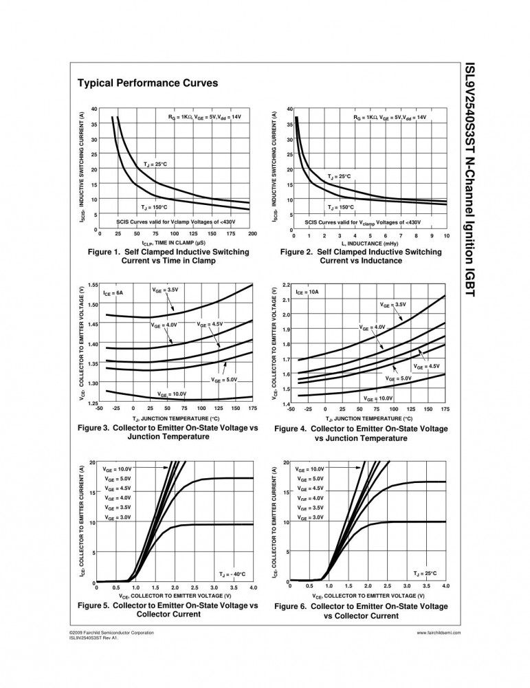 ISL9V2540S3ST datasheet page 5