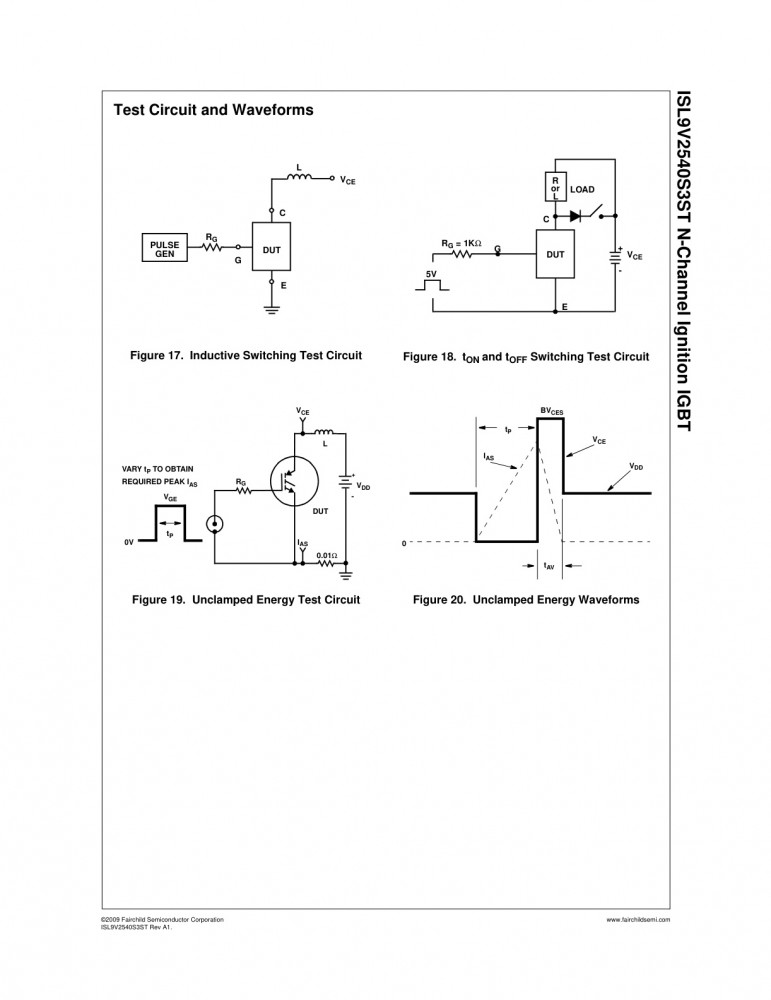 ISL9V2540S3ST datasheet page 8