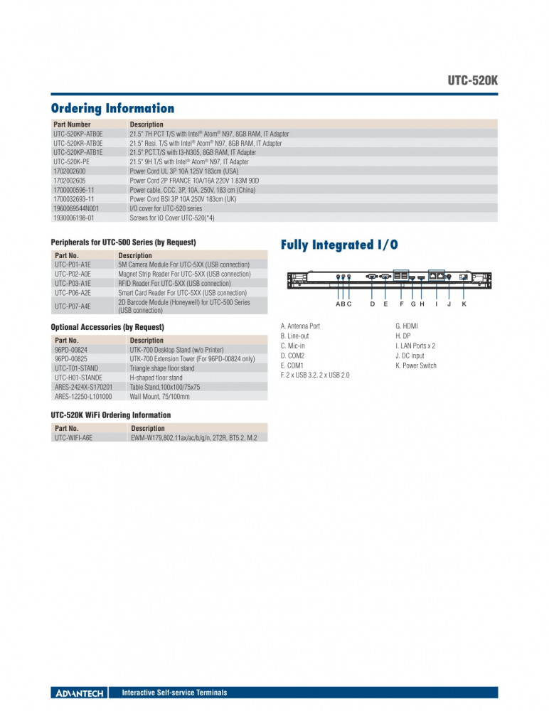 UTC-520K technical document page 3