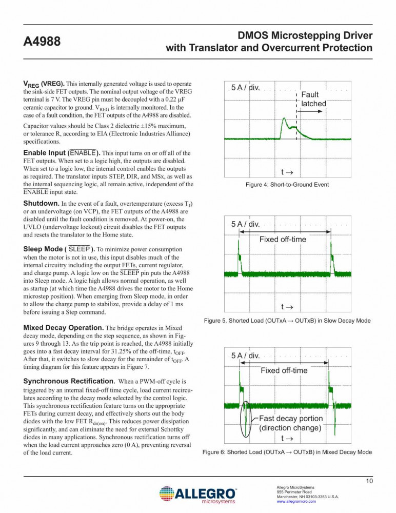 A4988 datasheet page 10