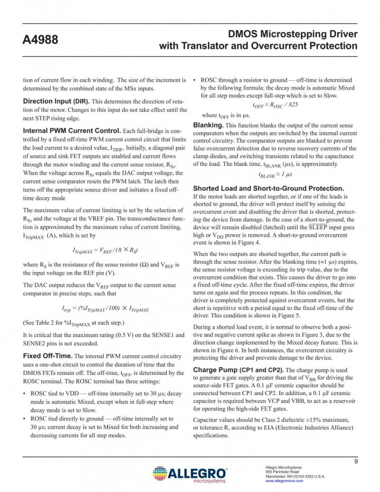 A4988 datasheet page 9