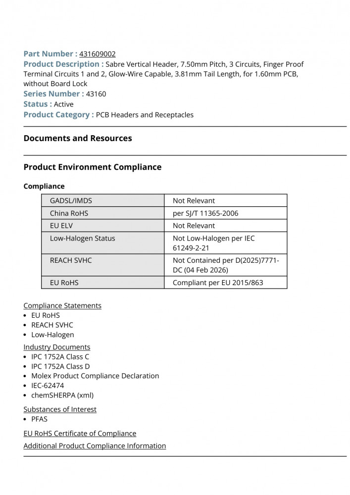 Product document page 1