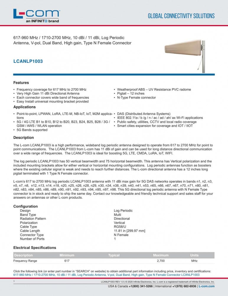 LCANLP1003 technical document page 1