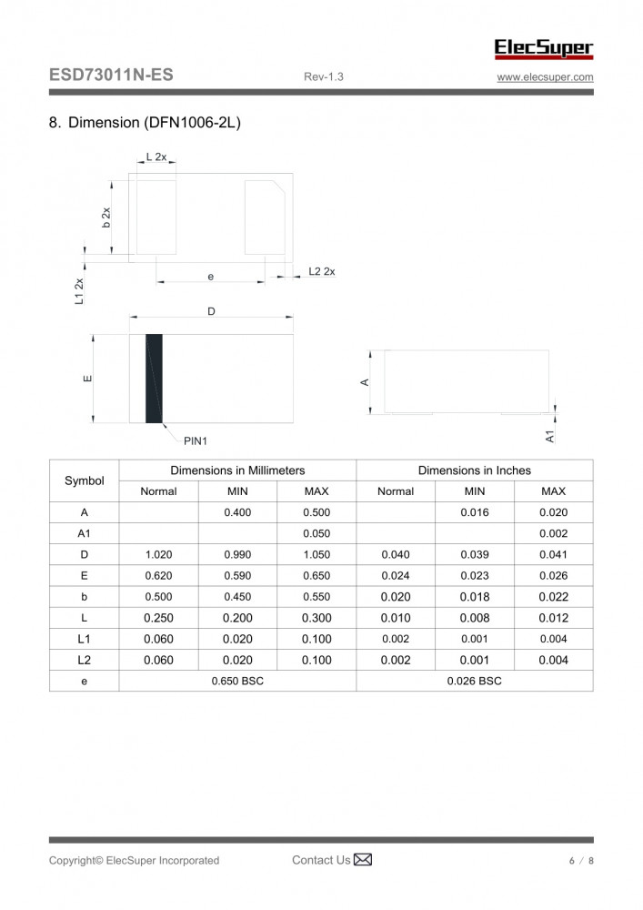 ESD73011N-ES datasheet page 6