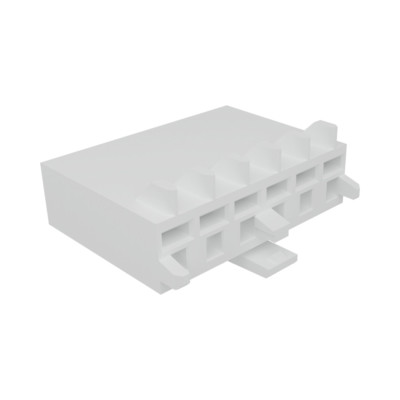 KK 396 Housing, 6 Circuits, Keying at All Circuits, Nylon, Natural (White) for sale