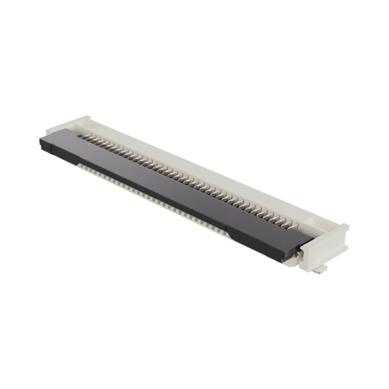 Easy-On FFC/FPC Connector, 0.50mm Pitch, 1.90mm Height, Single Bottom Contact (FS19), Right-Angle, Surface Mount, ZIF, 40 Circuits, Tin-Bismuth Plating for sale