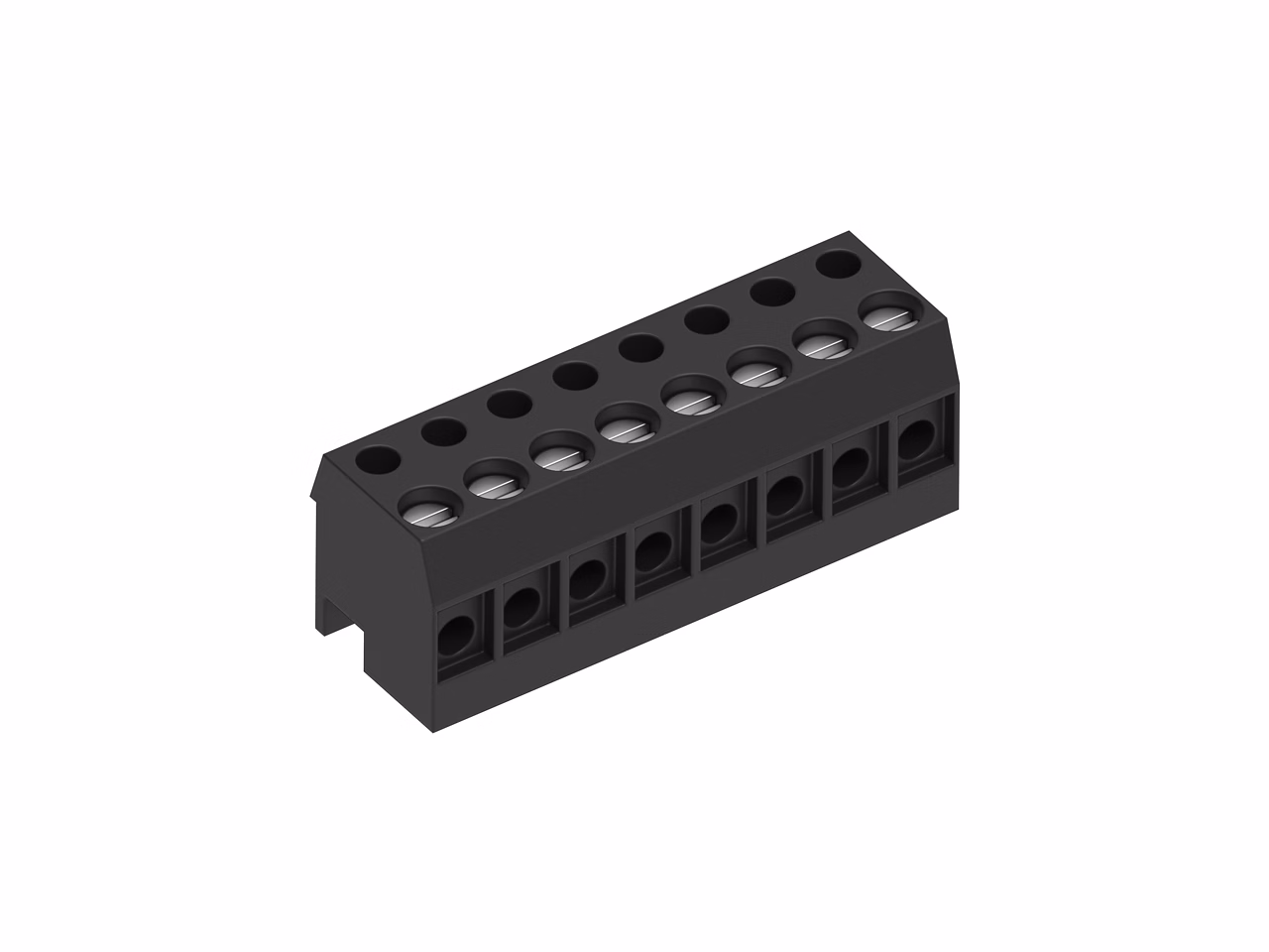 7.50mm Beau Eurostyle Right-Angle PCB Header, Closed Ends, 8 Circuits
