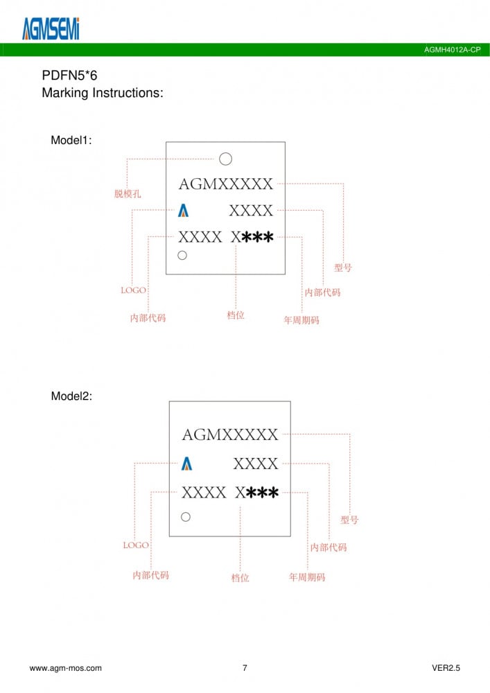 AGMH4012A-CP datasheet page 7