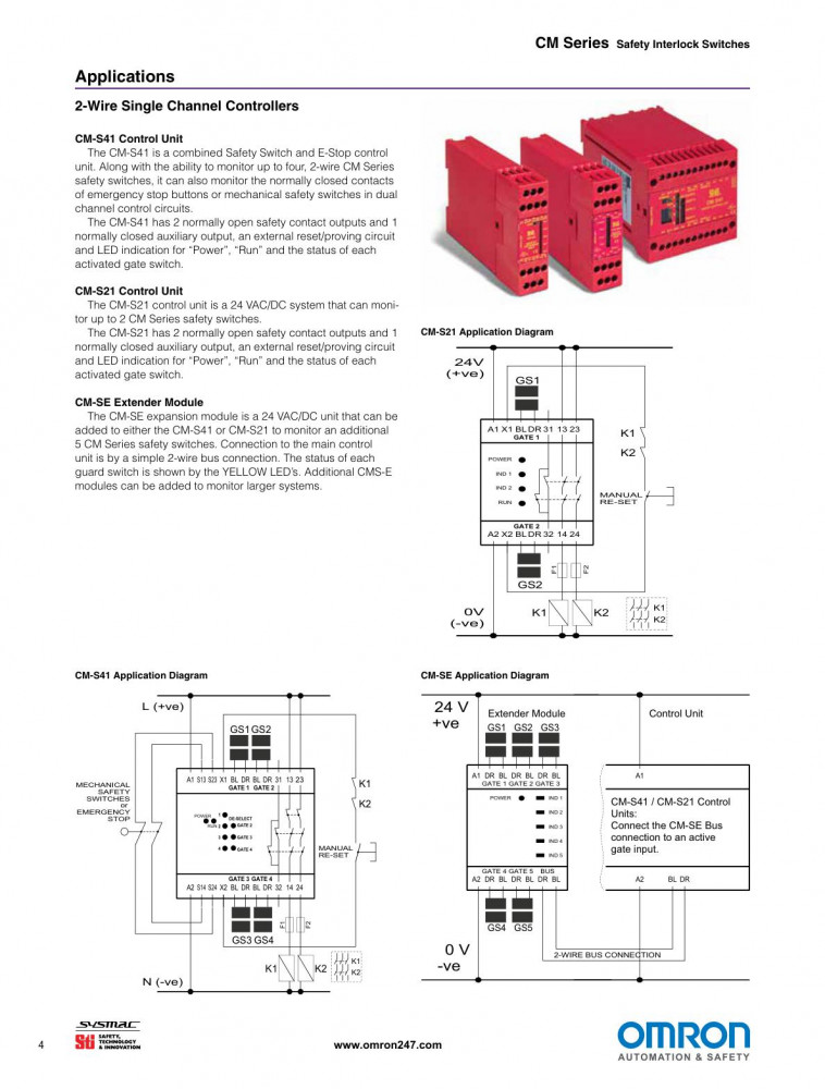 OMRON CM series document page 4