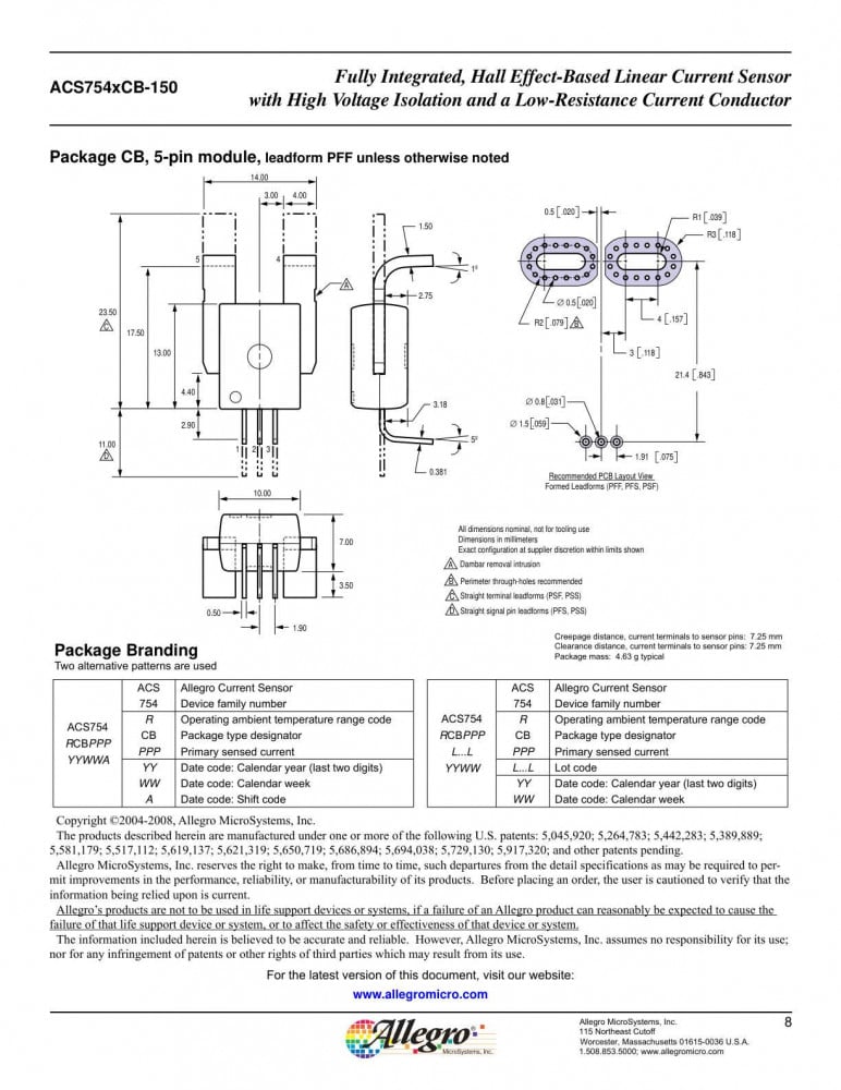 ACS754 datasheet page 8