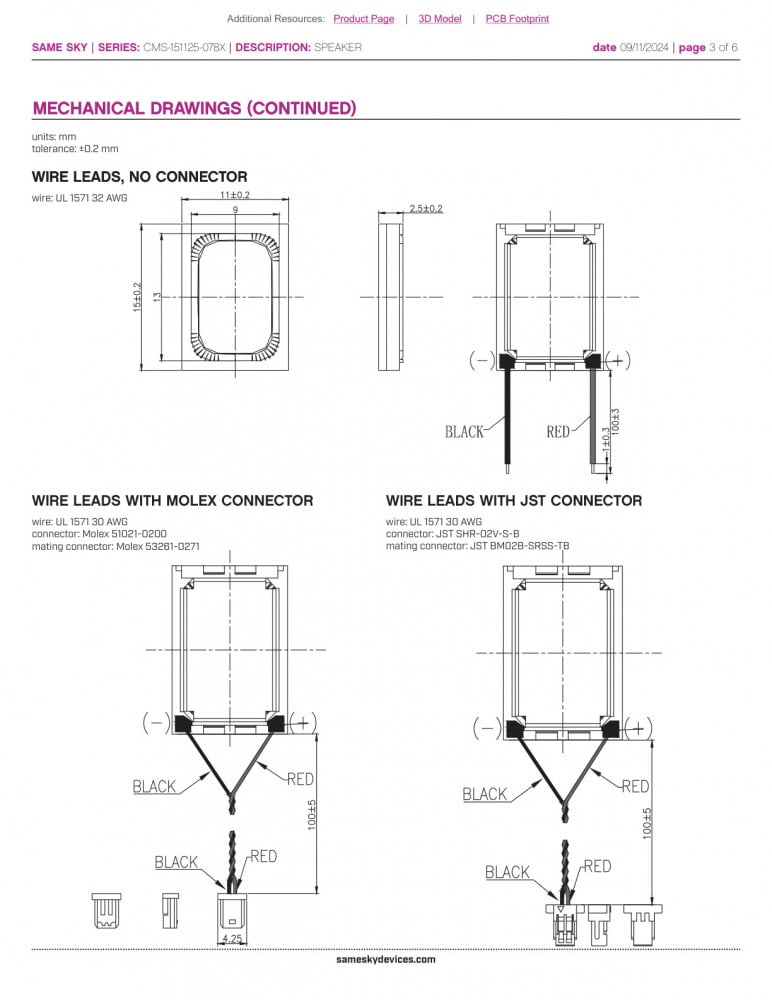 CMS-151125-078L100A datasheet page 3