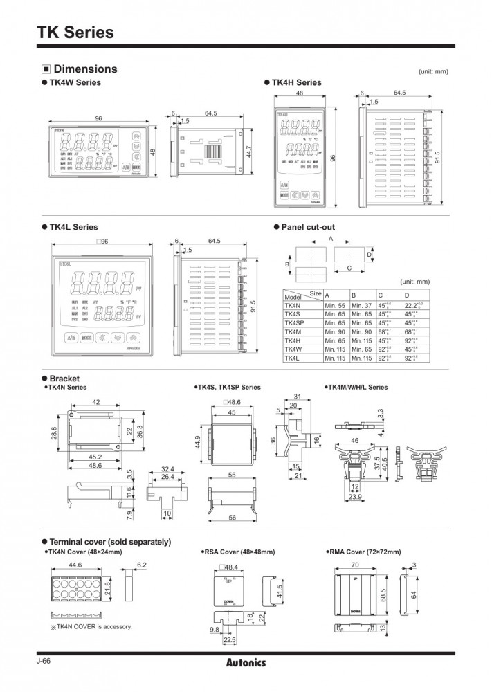 TK Series technical document page 6