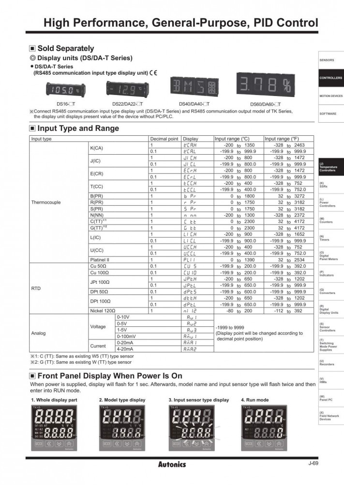 TK Series technical document page 9