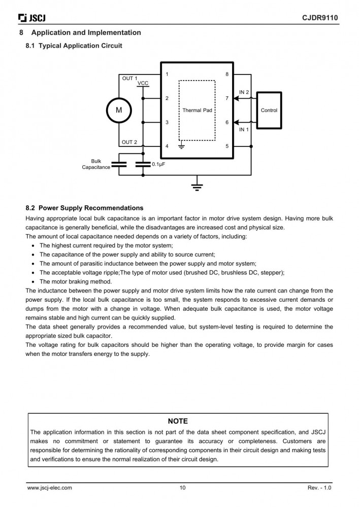 CJDR9110 datasheet page 10