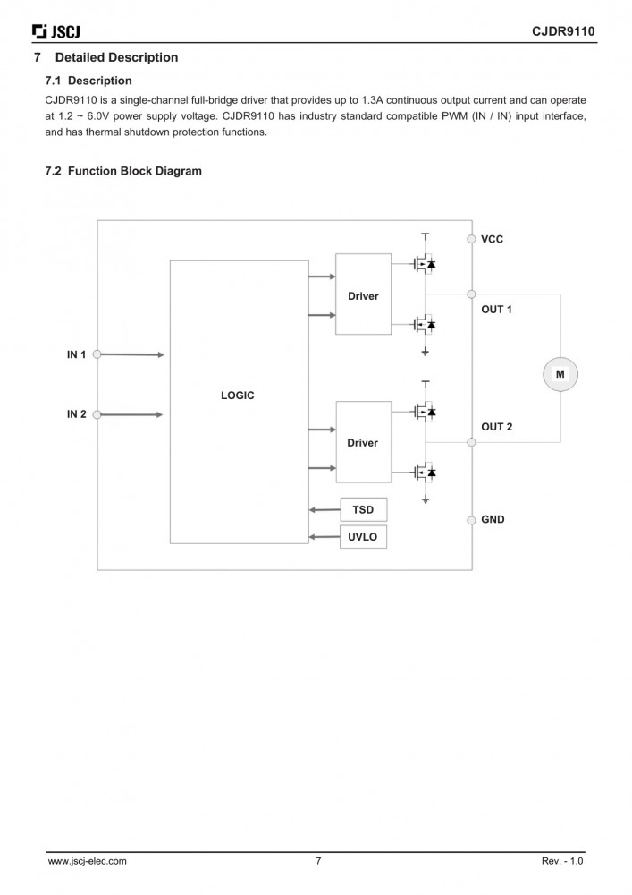 CJDR9110 datasheet page 7