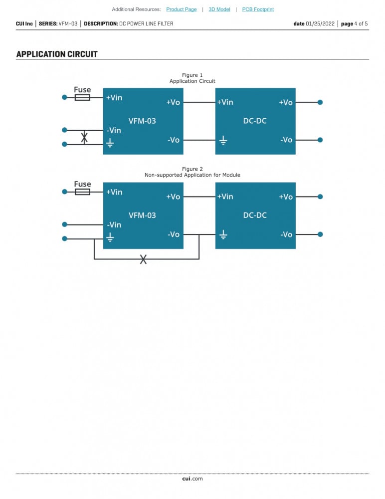 CUI VFM-03-DIN datasheet page 4