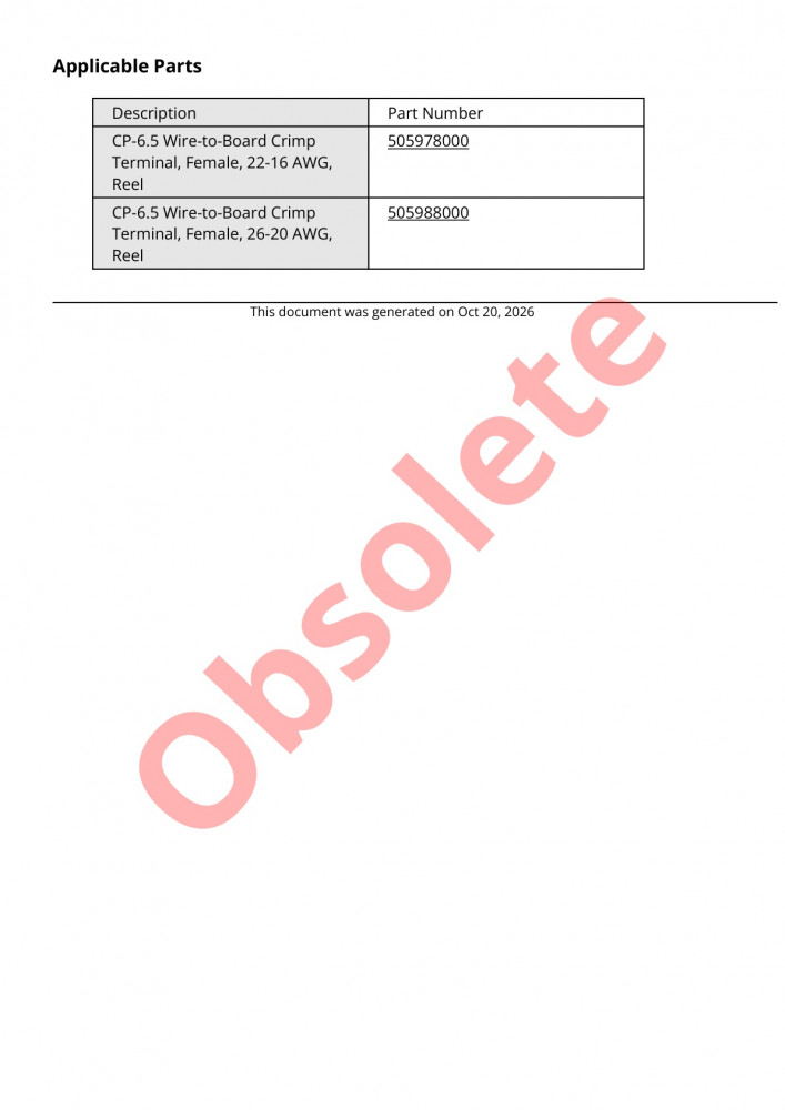 MOLEX 573473000 documentation page 3
