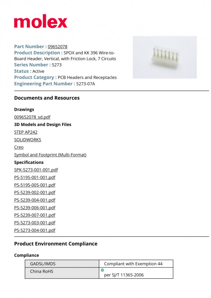 Technical document page 1