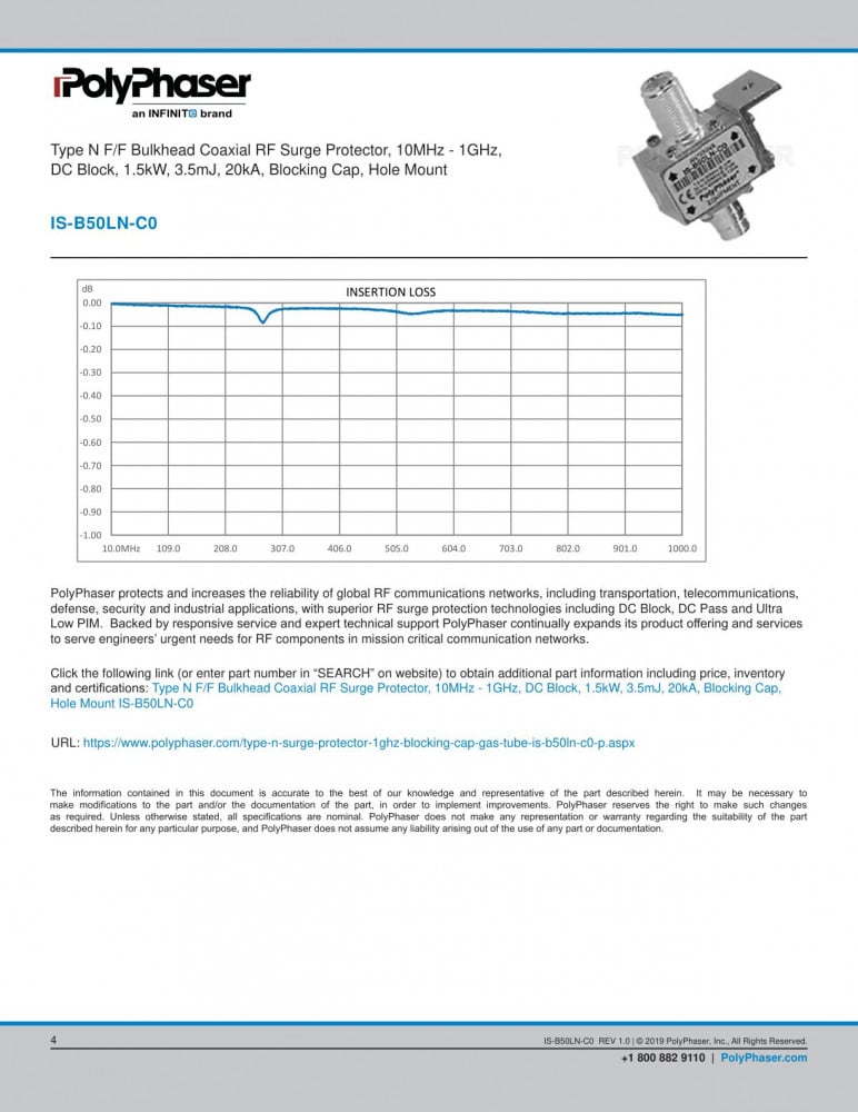 IS-B50LN-C0 technical document page 4