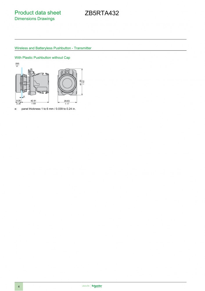 ZB5RTA432 technical document page 4