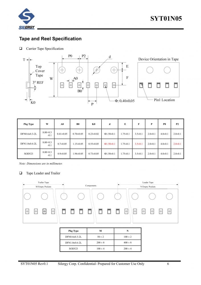 SYT01N05DWC datasheet page 6