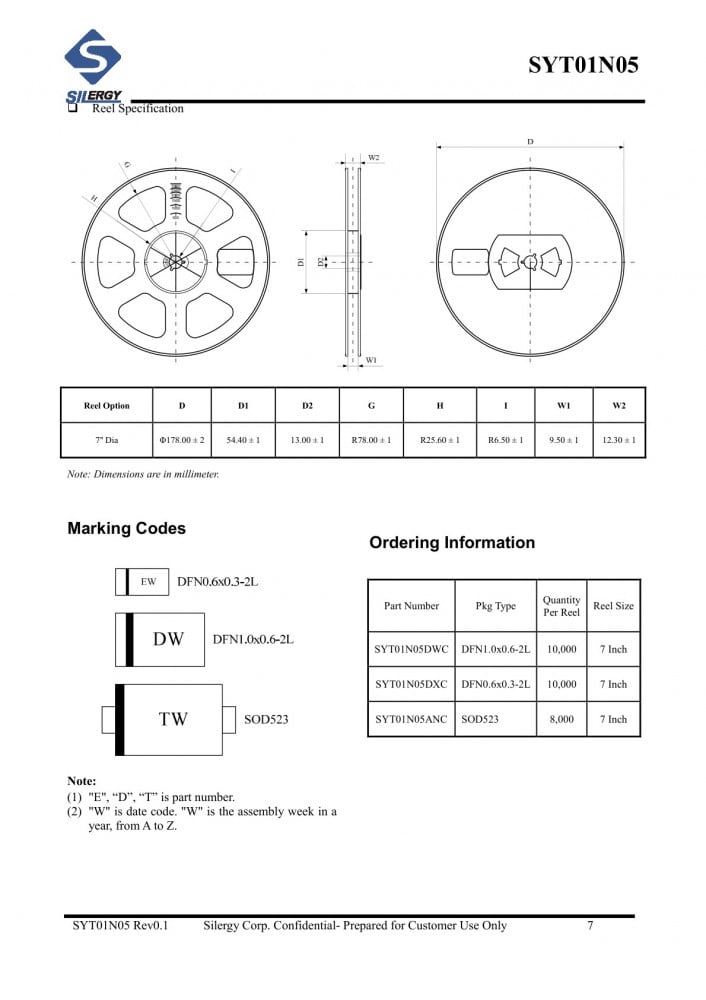 SYT01N05DWC datasheet page 7