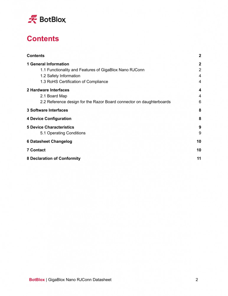 GigaBlox Nano RJConn datasheet page 2