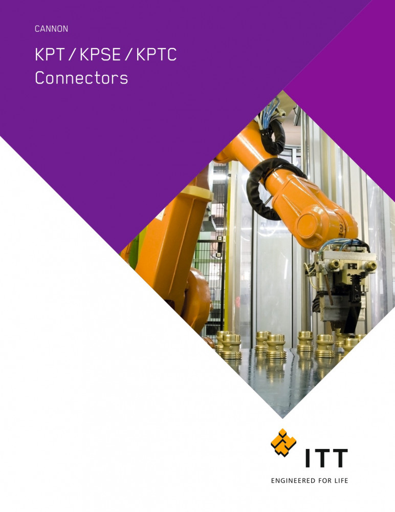 ITT CANNON connector catalog page 1
