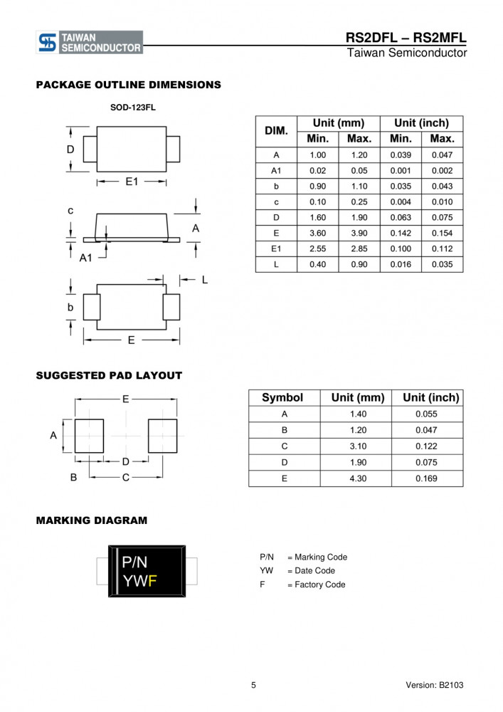 RS2GFL datasheet page 5