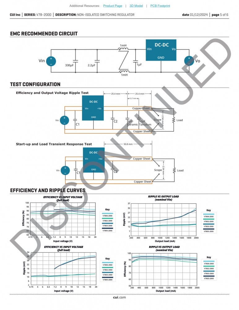 CUI V7805-2000R datasheet page 5