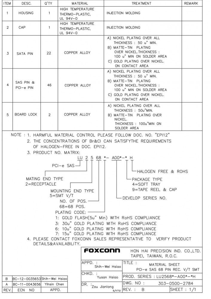 FOXCONN LU25683-A001-9H document page 6