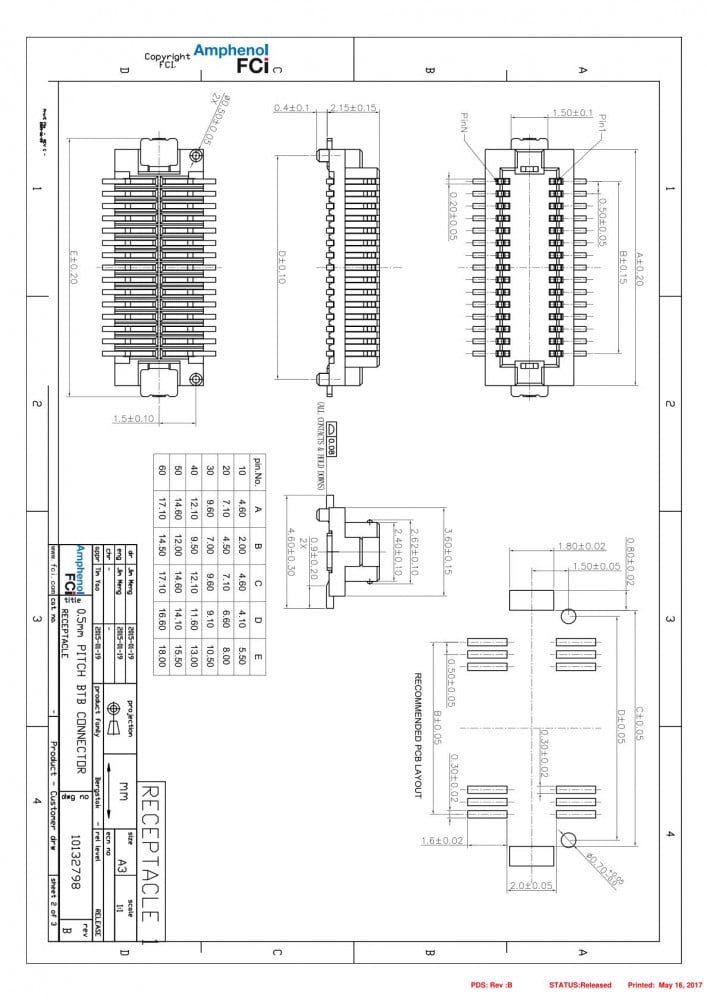 Amphenol 10132798 drawing page 2