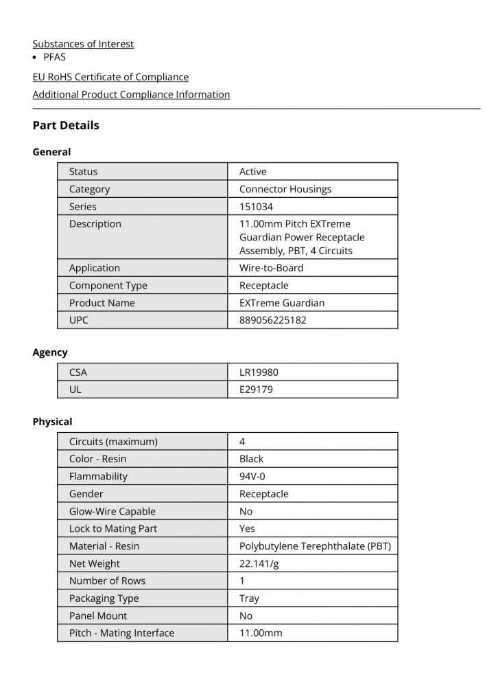 Guardian product specification page 2