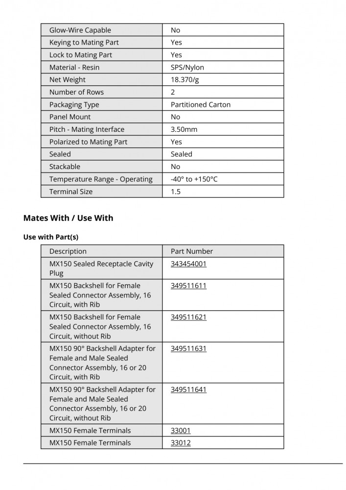 MOLEX 334723007 technical document image, page 3