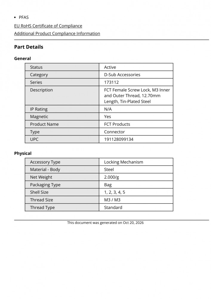 MOLEX 1731120342 technical document image, page 2