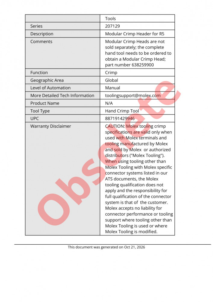MOLEX 638259970 document image, page 2