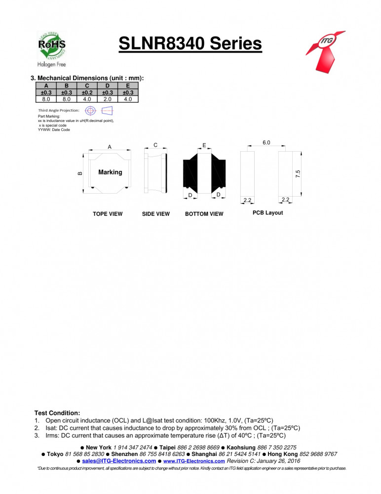 SLNR8340 technical document, page 2