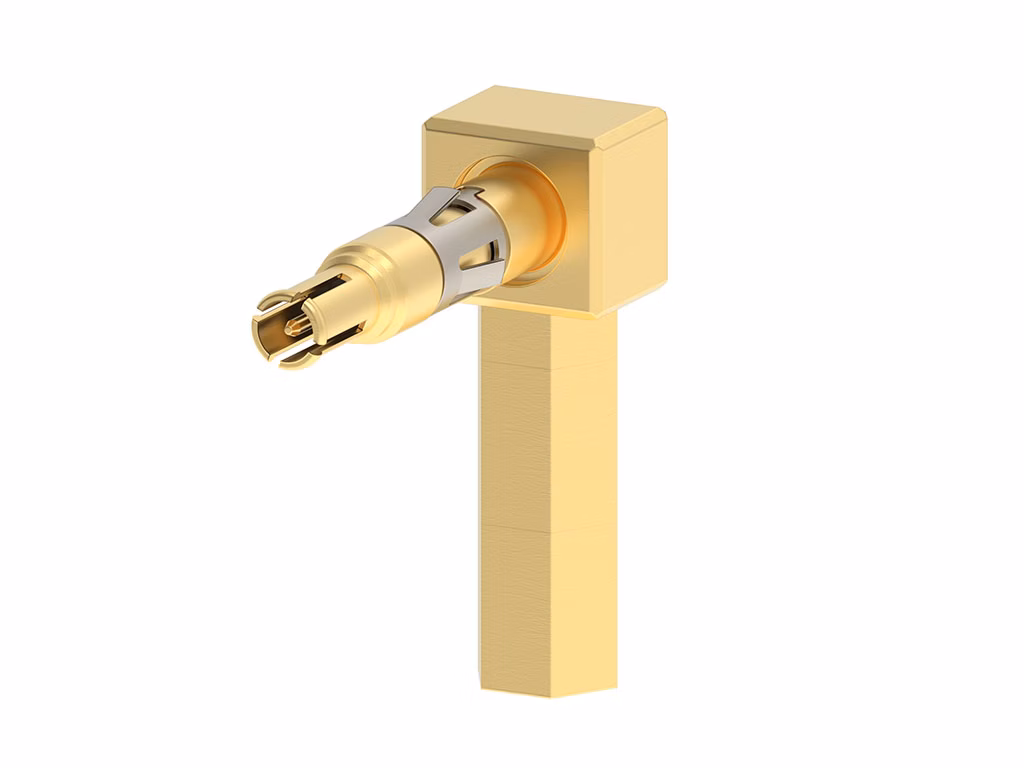 SMP Plug, Straight, Limited Detent, PCB, Surface Mount, Tray