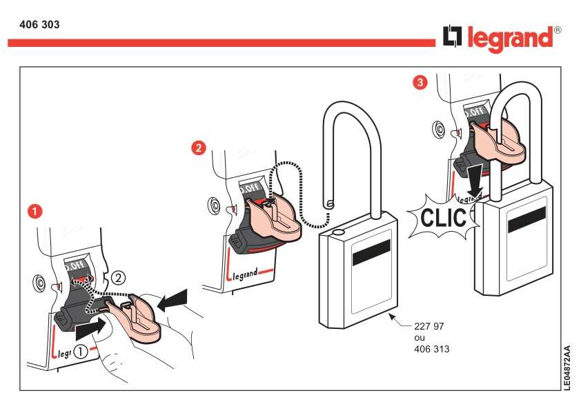 Visual reference associated with Legrand model 406303