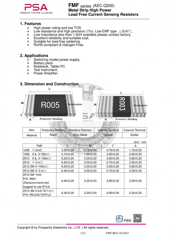 FMF specification page 3
