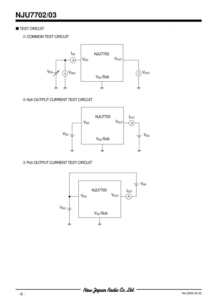 NJU7702 datasheet page 6