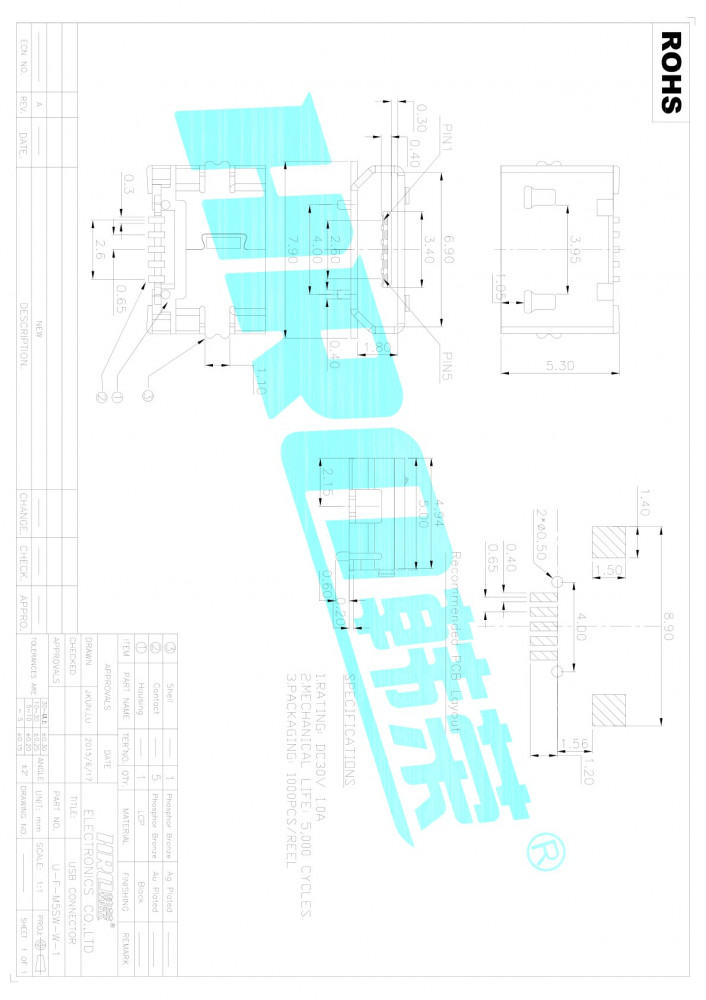 U-F-M5SW-W-1 technical document