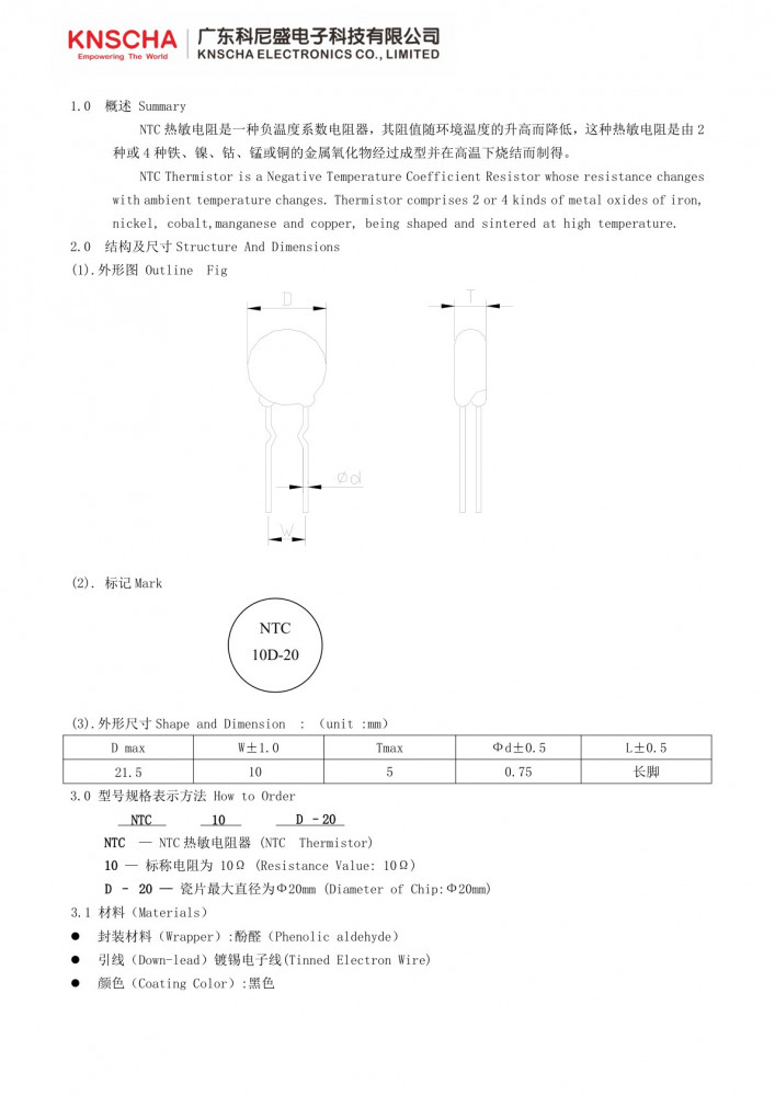 KNSCHA 206RV167 datasheet page 4