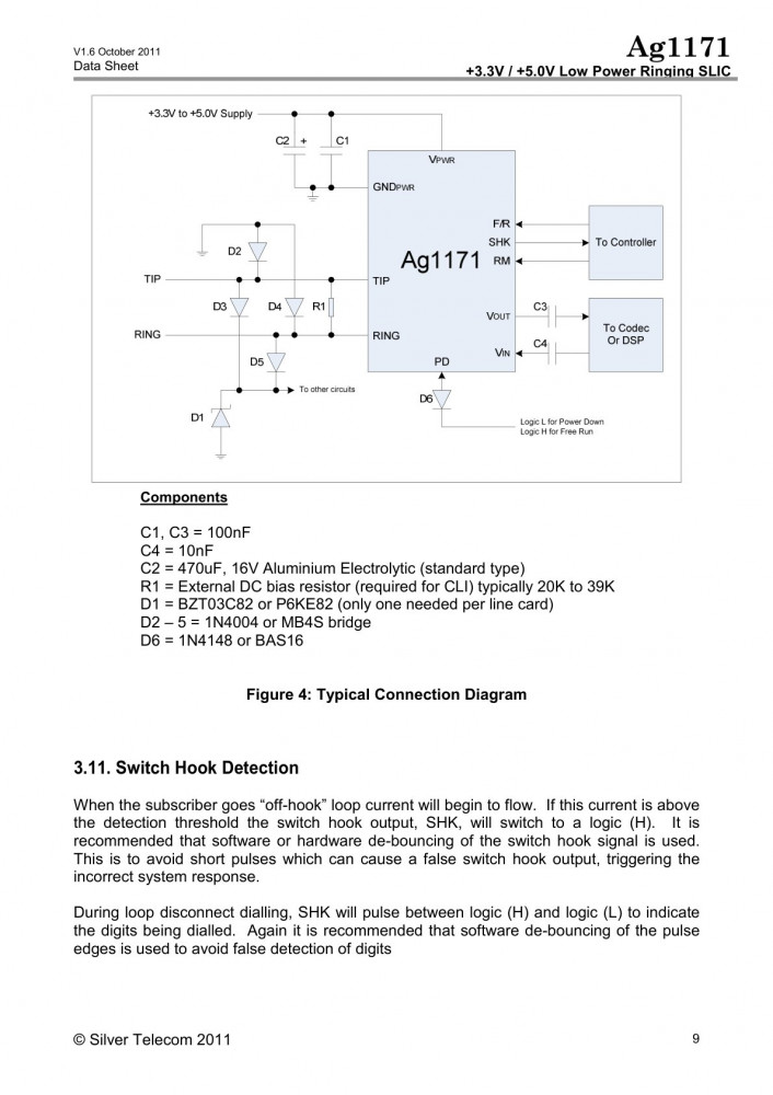 Ag1171 datasheet page 9
