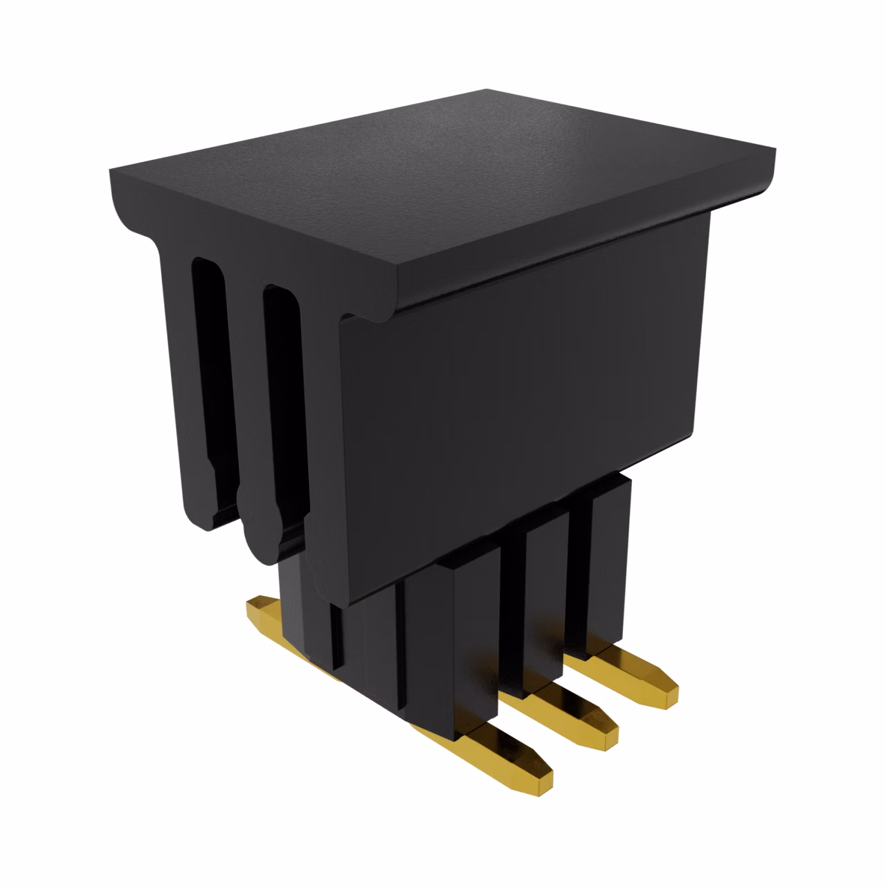 Slim-Grid Header, 6 Circuits, Surface Mount, Vertical, Unshrouded, 0.05µm Overall Gold (Au) Plated, with Pick-and-Place Cap, Tube, Lead-Free for sale