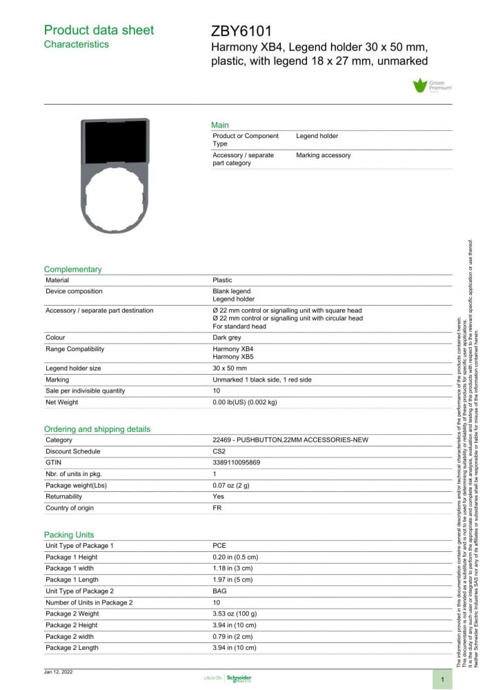 ZBY6101 technical document page 1